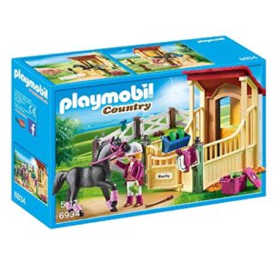 playmobil horse stable with araber building set