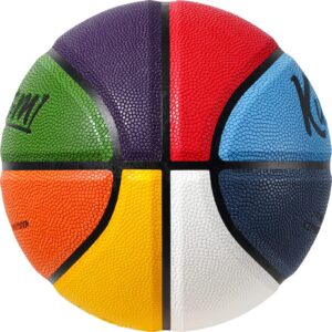 kuangmi colorful street basketball for men women youth, size 4(25.5”)