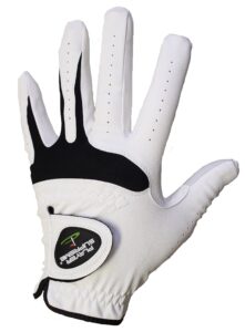 men's all weather cabretta leather golf gloves (for right handed golfers - worn on the left hand) (m)