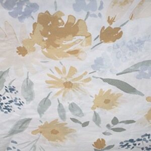 Threshold Floral Shower Curtain Yellow/Blue