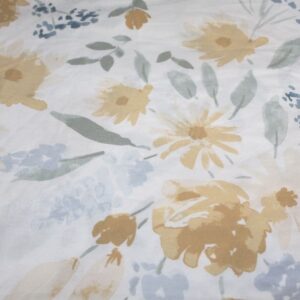 Threshold Floral Shower Curtain Yellow/Blue