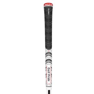 golf pride mcc align new decade multicompound golf grip, align midsize, white/red