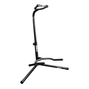 rok-it standard stand for acoustic, electric, or bass guitars; (ri-gtrstd-1), matte black