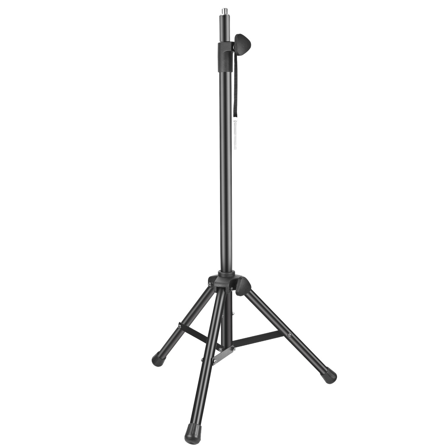 Neewer NW002-1 Wind Screen Bracket Stand with Aluminum Tube, Non-slip Feet, Adjustable Height, 65.2 inches/165.5 centimeters Stand Suitable for Supporting Acoustic Isolation Shield in Studio (Black)