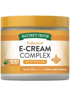 vitamin e cream complex | with vitamin a & d | 4 oz | moisturizing skin care cream | by nature's truth