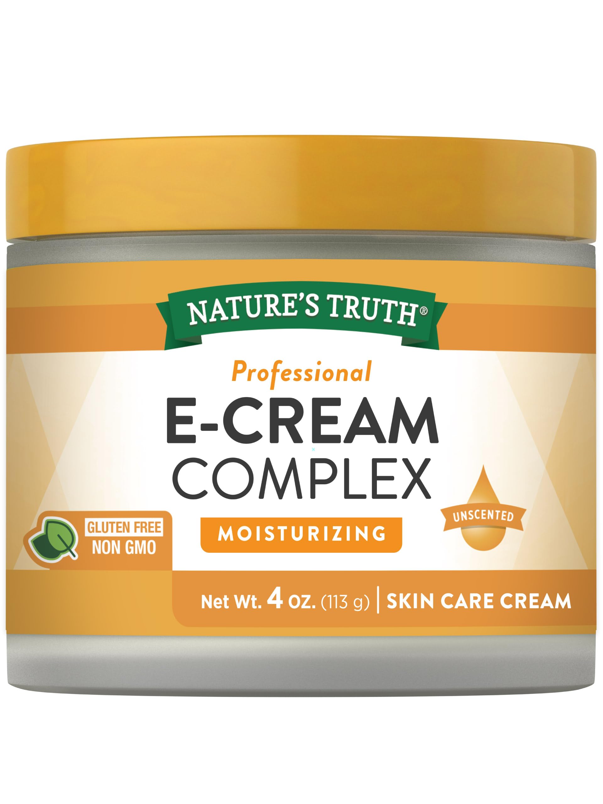 Vitamin E Cream Complex | with Vitamin A & D | 4 oz | Moisturizing Skin Care Cream | by Nature's Truth