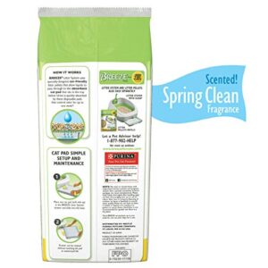 Tidy Cats Purina Breeze Spring Clean Cat Pads Refill Pack - 10-Count Pouches