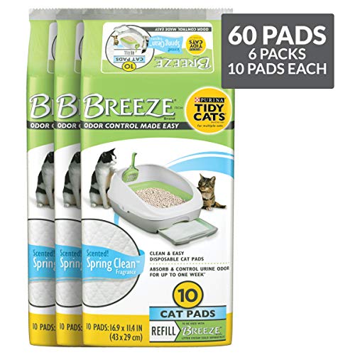 Tidy Cats Purina Breeze Spring Clean Cat Pads Refill Pack - 10-Count Pouches