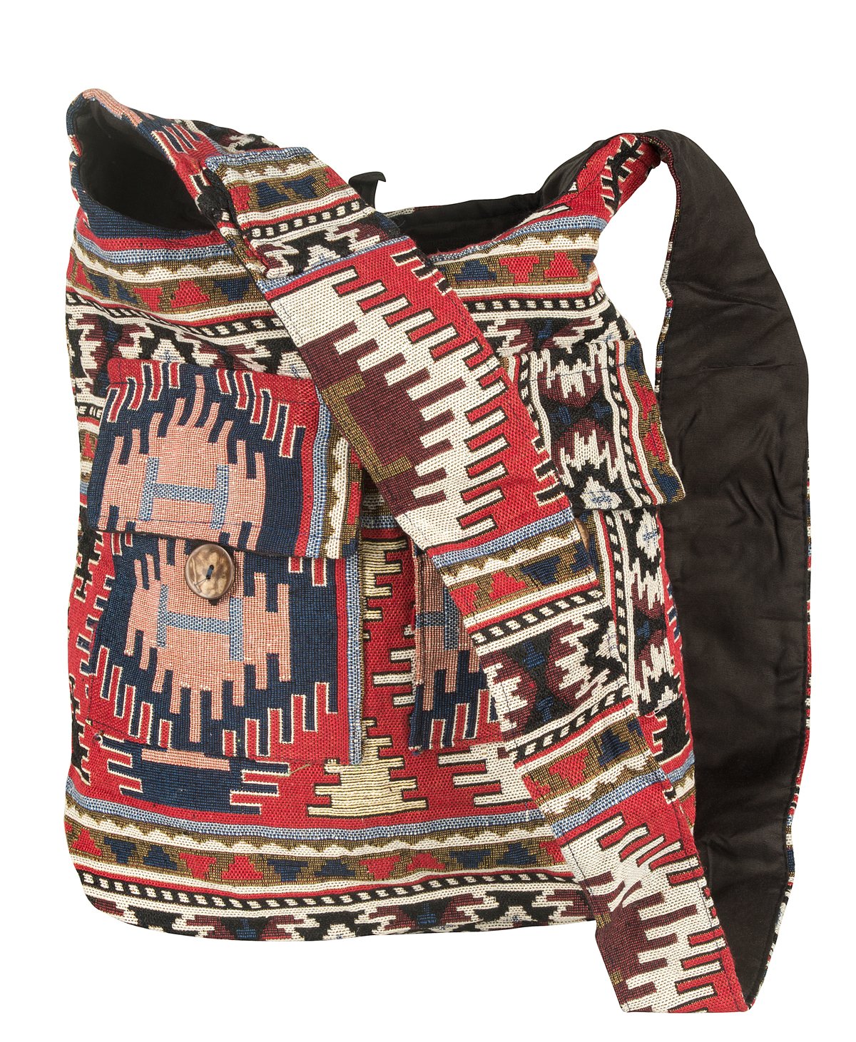 Tribe Azure Hobo Oversize Shoulder Bag Messenger Crossbody Aztec Purse Travel Shopping Beach Market Casual