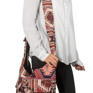 Tribe Azure Hobo Oversize Shoulder Bag Messenger Crossbody Aztec Purse Travel Shopping Beach Market Casual