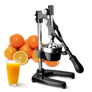 tramontina heavy-duty commercial-grade citrus press, black