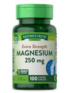 magnesium oxide | 250 mg | 100 caplets | vegetarian, non-gmo & gluten free supplement | by nature's truth