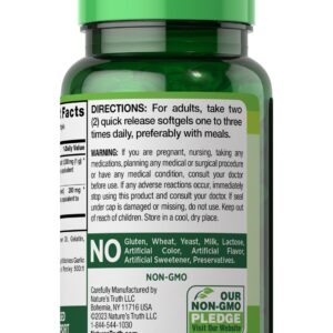 Nature's Truth Odorless Garlic and Parsley | 1200mg | 100 Softgel Capsules | Non-GMO & Gluten Free Extract Supplement