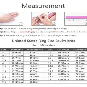 JAJAFOOK 316L Stainless Steel LGBT Gay& Lesbian Pride Rainbow CZ Cubic Zirconia Wedding Engagement Rings