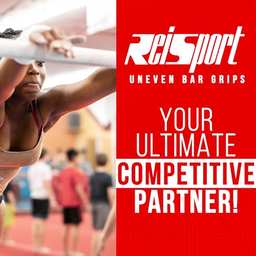 Reisport Women's Uneven Bar Double Buckle Gymnastics Grips - Durable Leather Hand Grips for Gymnastics Bars Women & Girls - Gymnastics Equipment & Accessories Advanced Gymnasts, Made in USA - X Small