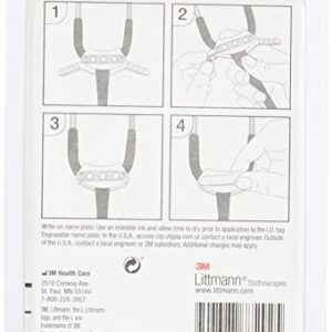 3M Littmann Stethoscope Identification Tag, Black, 40007