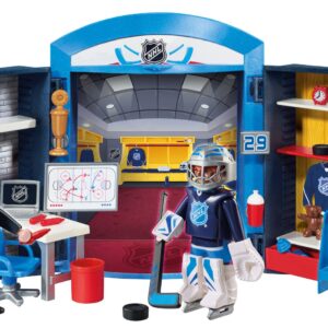 Playmobil NHL Locker Room Play Box, Blue