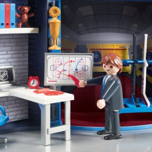 Playmobil NHL Locker Room Play Box, Blue