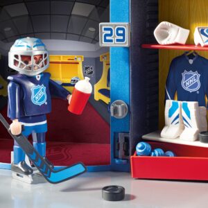 Playmobil NHL Locker Room Play Box, Blue