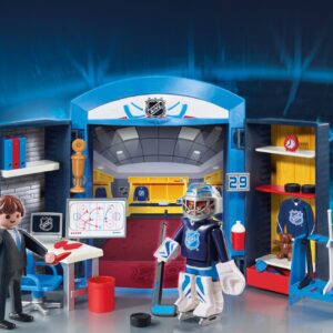 Playmobil NHL Locker Room Play Box, Blue