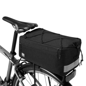 arcenciel bike trunk bag bicycle panniers water-resistant rack rear seat carrier pack