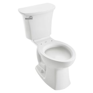 american standard 204aa104.020 edgemere two-piece toilet, elongated front, left-hand flush, white, 1.28 gpf