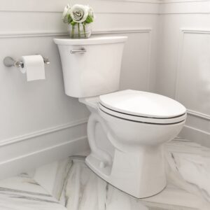 American Standard 204AA104.020 Edgemere Two-Piece Toilet, Elongated Front, Left-Hand Flush, White, 1.28 gpf