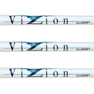 #1 accuflex ghost white vizion 55g ultralite pga distance shaft.335 l,a,r,s,x,2x (stiff)