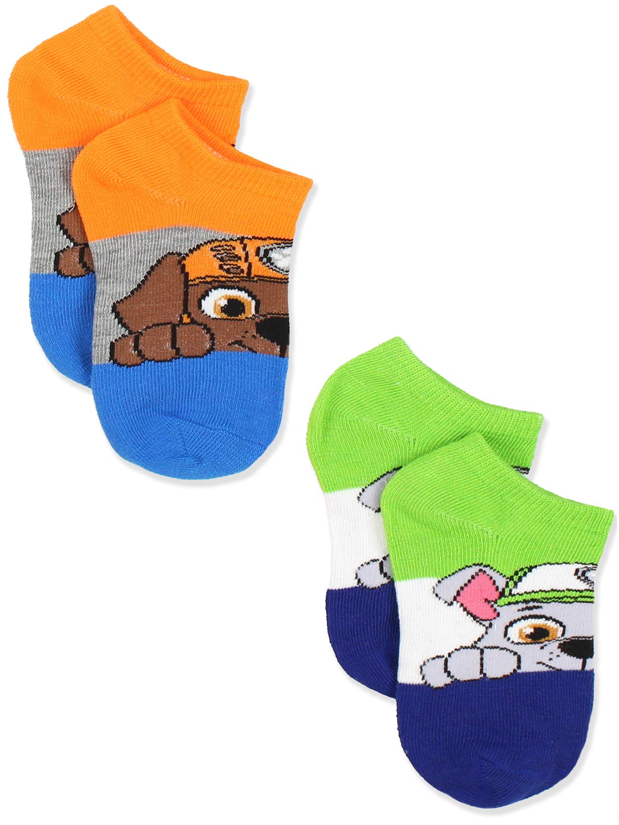 Nick Jr. Boys Girls 6 pack Socks (4-6 (Shoe: 7-10), Paw Patrol Multi)