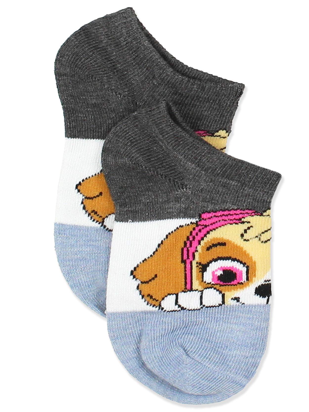 Nick Jr. Boys Girls 6 pack Socks (4-6 (Shoe: 7-10), Paw Patrol Multi)