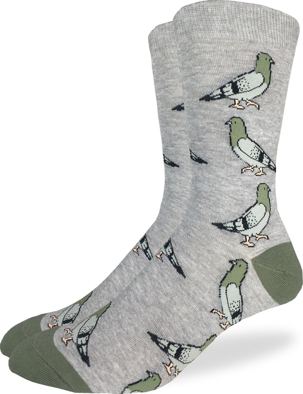 Good Luck Sock Men's Pigeon Socks, Adult, Shoe Size 7-12