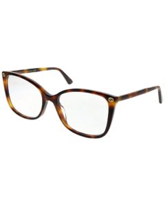 gucci womens women's cat-eye 53mm optical frames