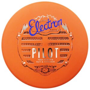 Streamline Discs Electron Plastic Pilot Putt & Approach Disc Golf - Neutral-Stable, Speed 2, Putter - PDGA Approved - 160-169g - Colors May Vary