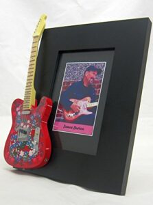 james burton miniature guitar picture frame tele