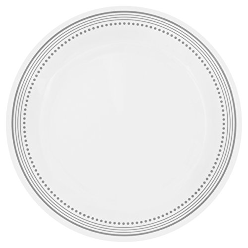 Corelle 1127003 Mystic Gray Chip & Break Resistant 12pc Dinner Set, Service for 4, Grey, 27.94 x 12.38 x 26.67 cm