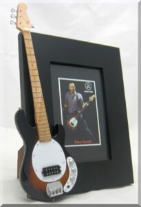 dave farrell miniature guitar frame stingray bass linkin park