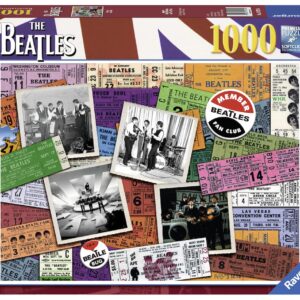 Ravensburger The Beatles Tickets 1000 Piece Jigsaw Puzzle for Adults – Every piece is unique, Softclick technology Means Pieces Fit Together Perfectly