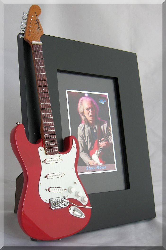 STEVE HOWE Miniature Guitar Picture Frame YES