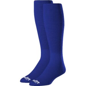 rawlings baseball/softball socks | 2 pair | royal blue | large