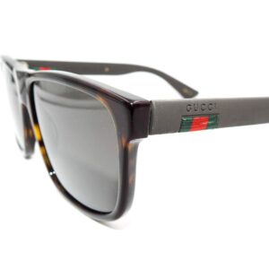 Gucci Polarized Grey Square Men's Sunglasses GG0010S 003 58