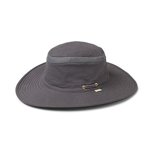 Tilley T4MO-1 Unisex Hiker's Hat (Grey, 7 3/8)