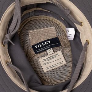 Tilley T4MO-1 Unisex Hiker's Hat (Grey, 7 3/8)