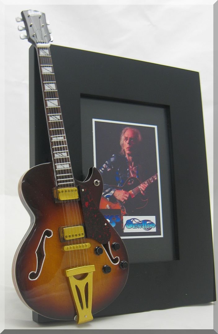 STEVE HOWE Miniature Guitar Picture Frame YES 2