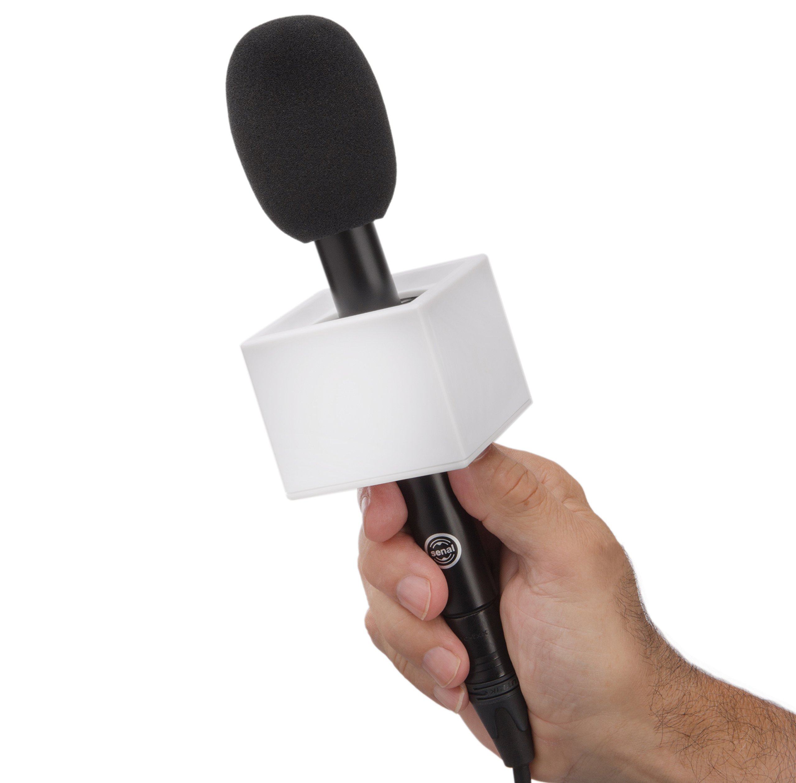 Auray PMF-SW Premium Mic Flag (Square, White)