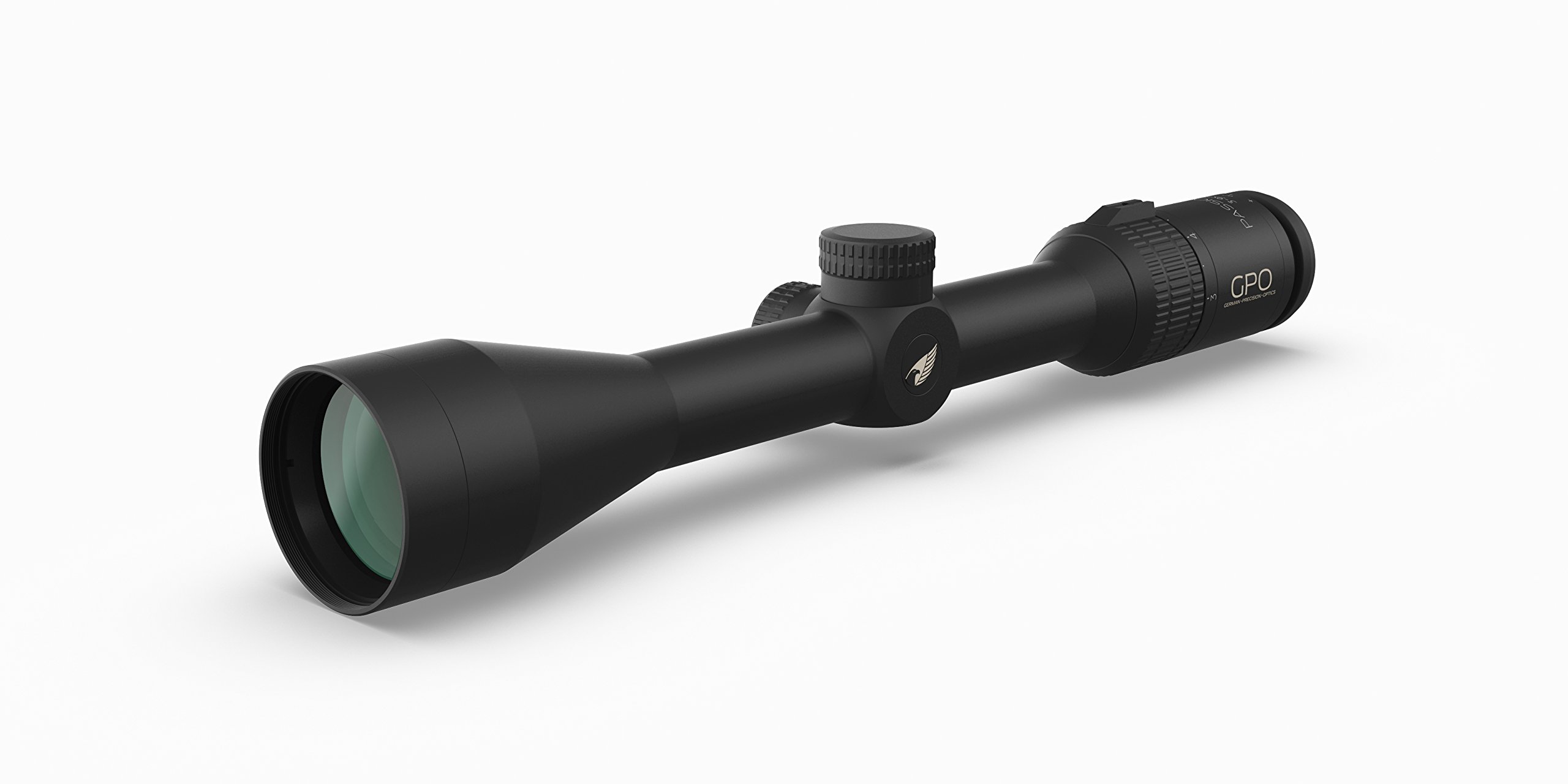 GPO Passion 3X Riflescope 3-9x42, 1" Tube, 1/4MOA, Plex Reticle - R310