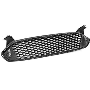 ZMAUTOPARTS Honeycomb Mesh Style Upper Hood Grille Grill Gloss Black For 2013-2016 Ford Fusion