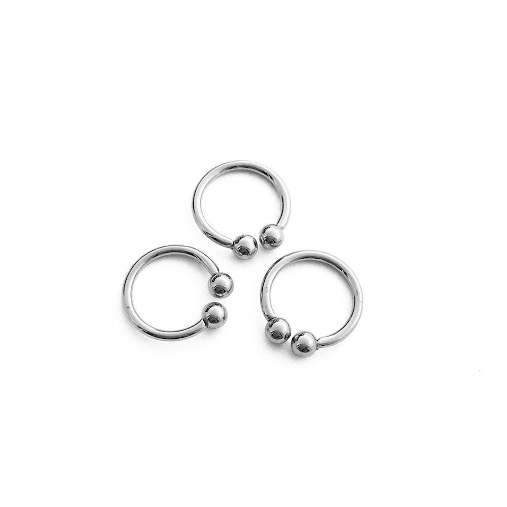 HONEYCAT Silver Ear Cuffs (set of 3) | Minimalist Delicate Jewelry (S)