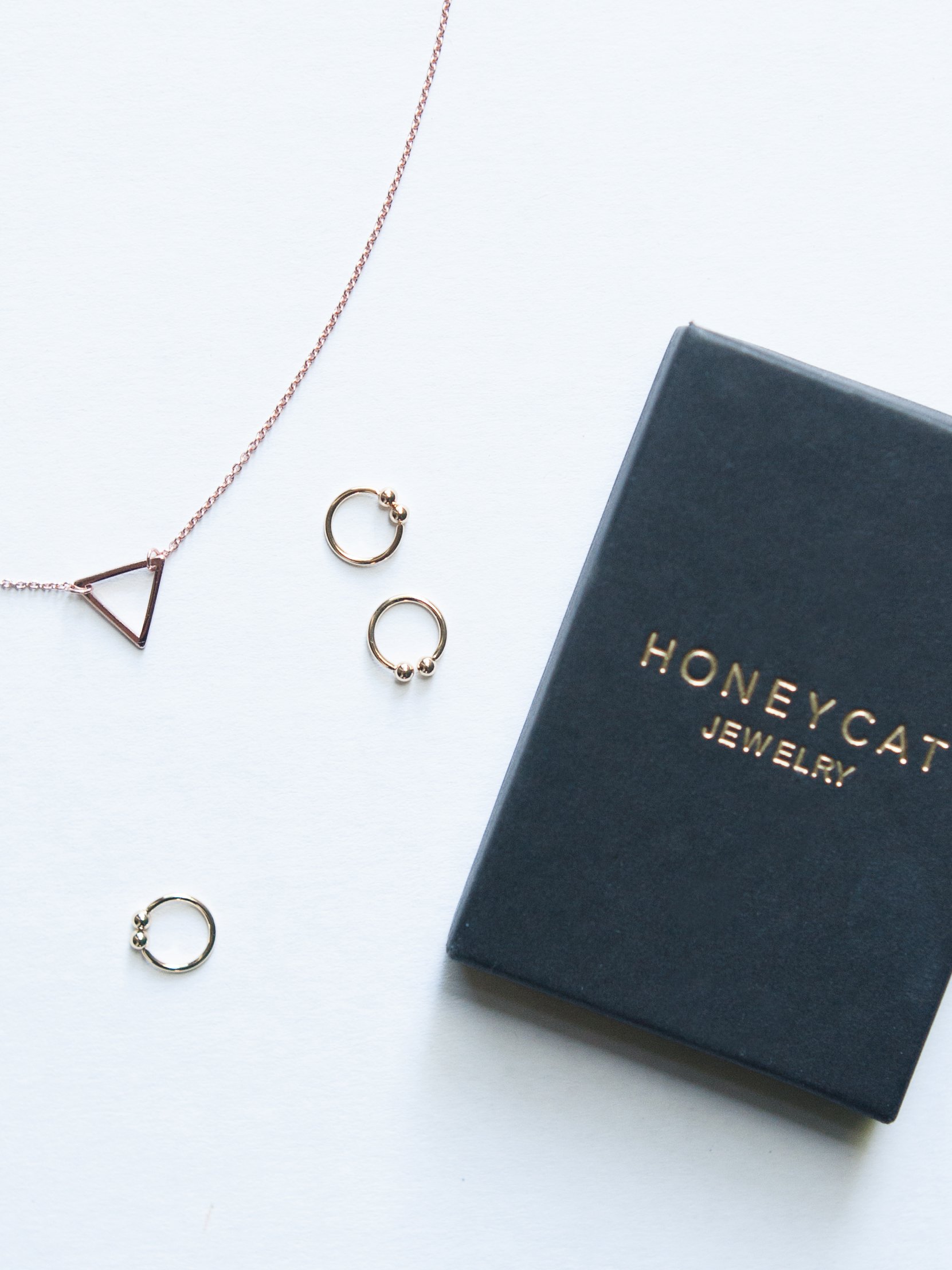 HONEYCAT Silver Ear Cuffs (set of 3) | Minimalist Delicate Jewelry (S)