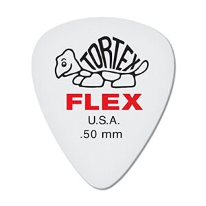 dunlop dunlop tortex flex standard .50mm red guitar pick-12 pack