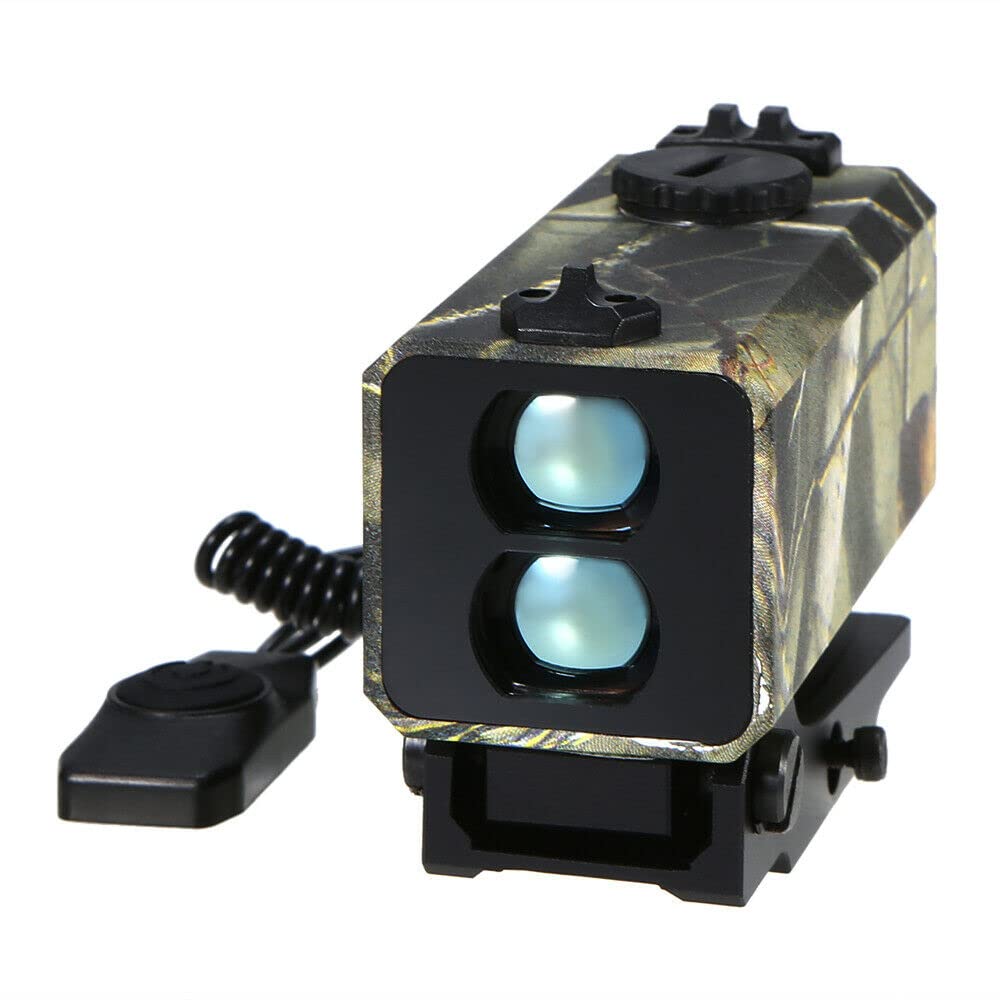 LaserWorks LE-032 Riflescope Mate rangefinder 700M Mini Tactical Outdoor Hunting Shooting Range Finder Archery Crossbow Sight Target Scope Camouflage